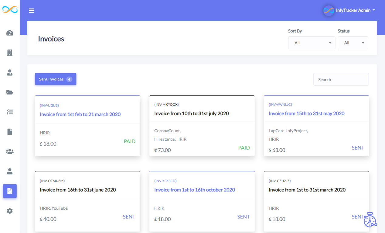 PMS: Project Management System built with Laravel by infyomlabs | CodeCanyon